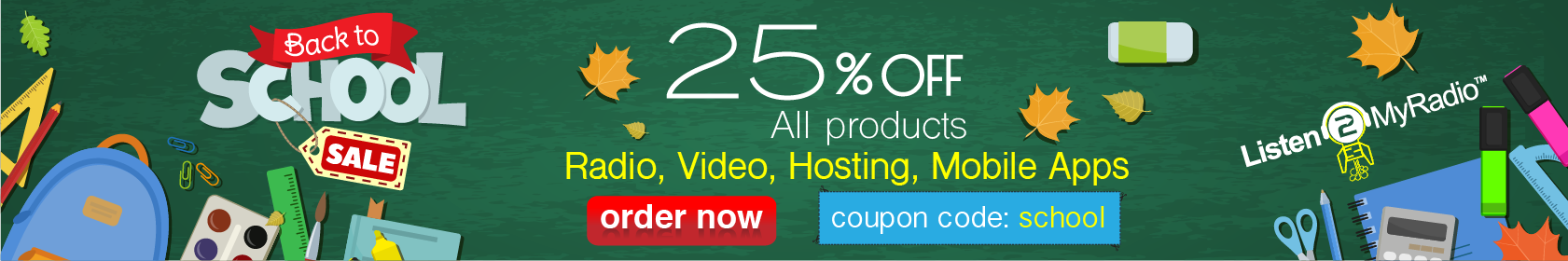 Listen2MyRadio / Radio Streaming - Order Main Page